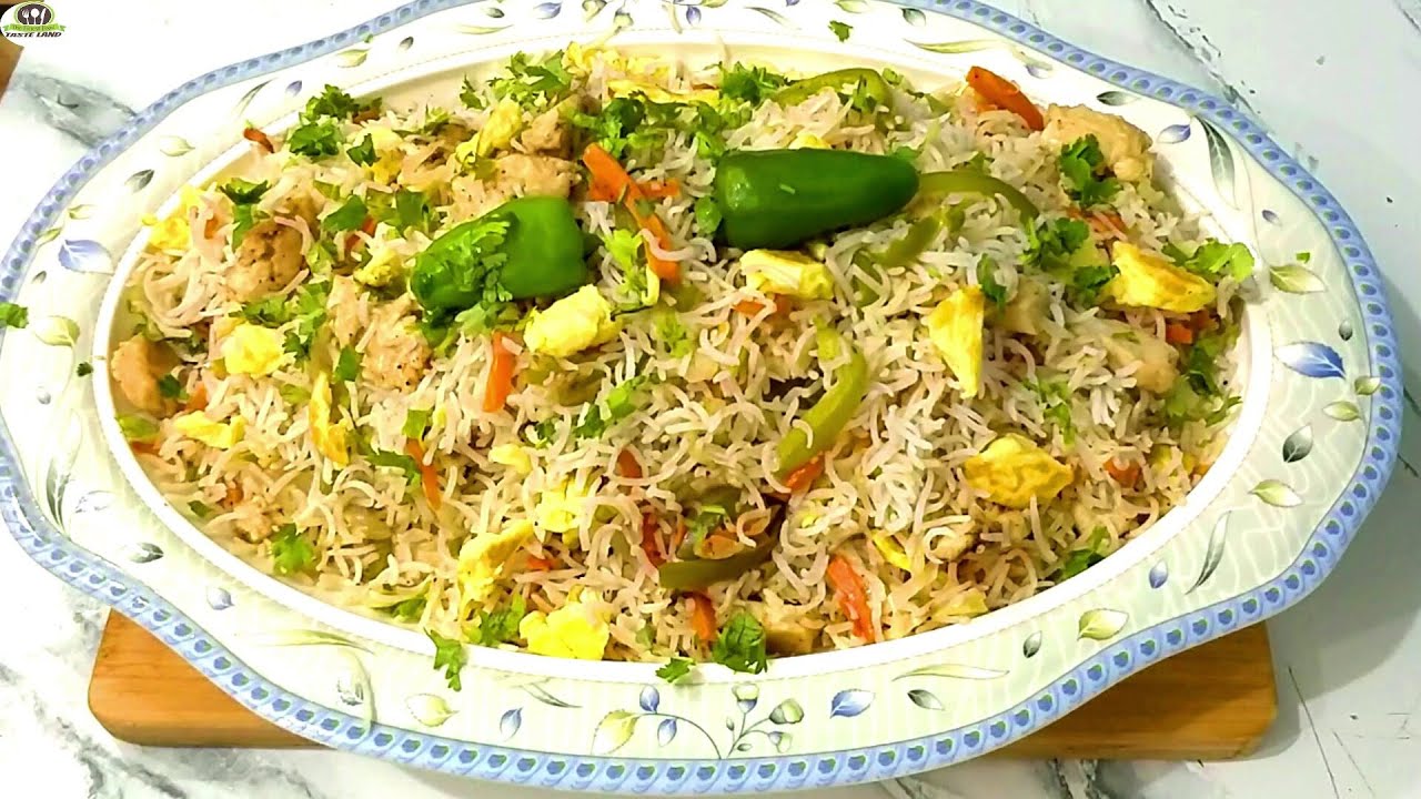 Chinese Fried Rice | The Easiest Egg Fried Rice -5 Minutes Chicken Ricd ...