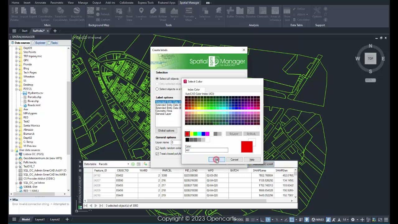 Label using multiple fields and object properties - YouTube