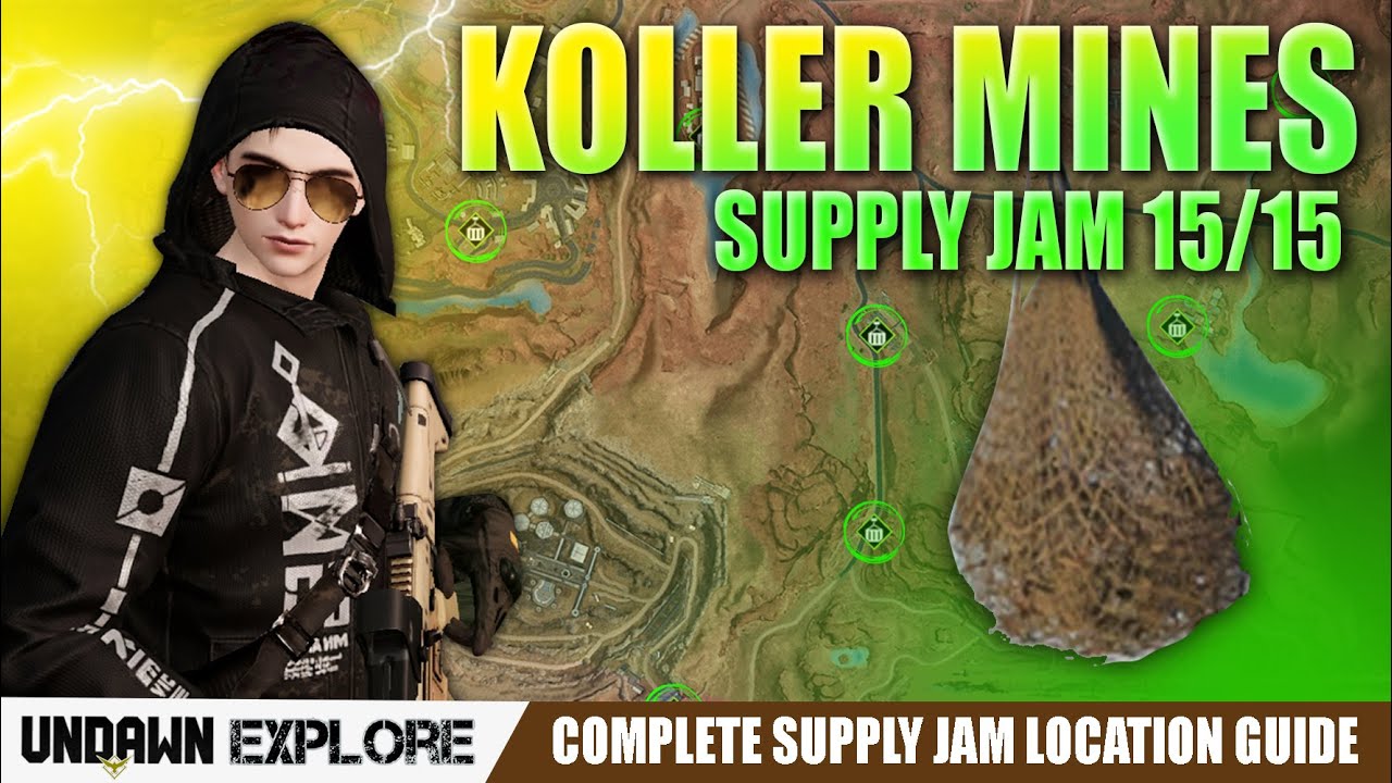 All Supply Jam Locations in Koller Mines - undawn explore - YouTube
