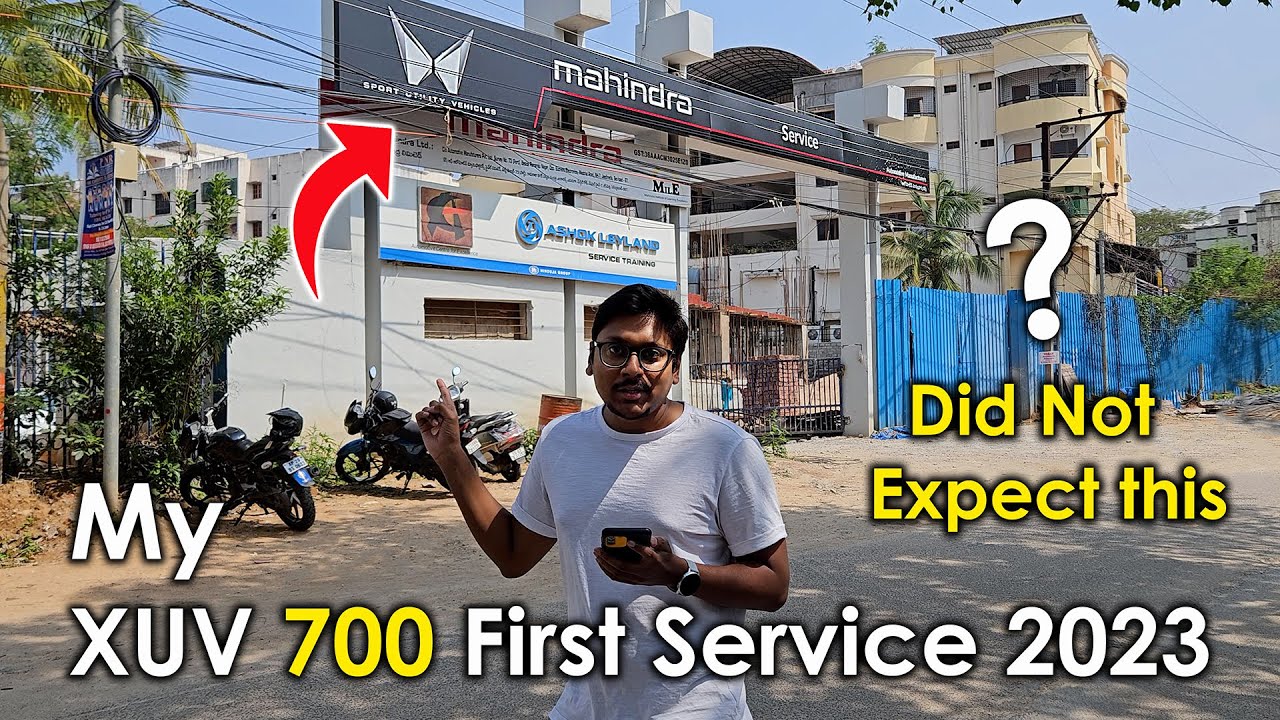 First Visit to Mahindra Service Center 🤔 My XUV 700 Service Experience⚡ ...