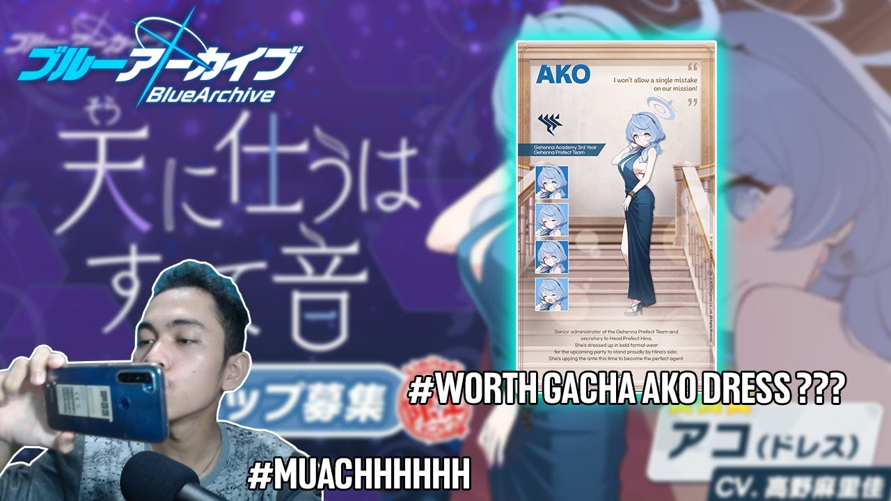Tonton Ini Sebelum Gacha Ako Dress || BLUE ARCHIVE INDONESIA - YouTube