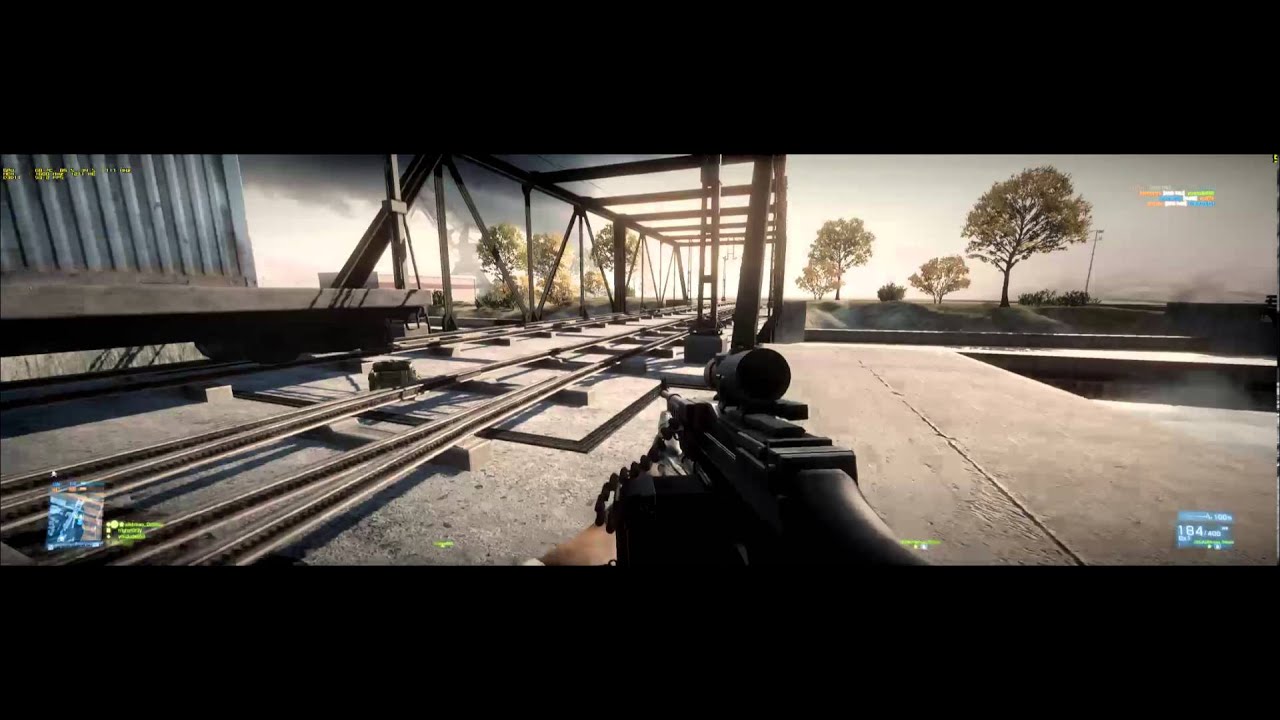 Battlefield 3 Gameplay @ 4360x1440 PLP Setup - YouTube