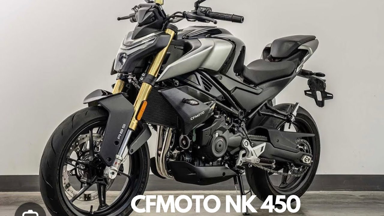 CFMoto 450 NK BEST Naked bike Nebula Black - YouTube