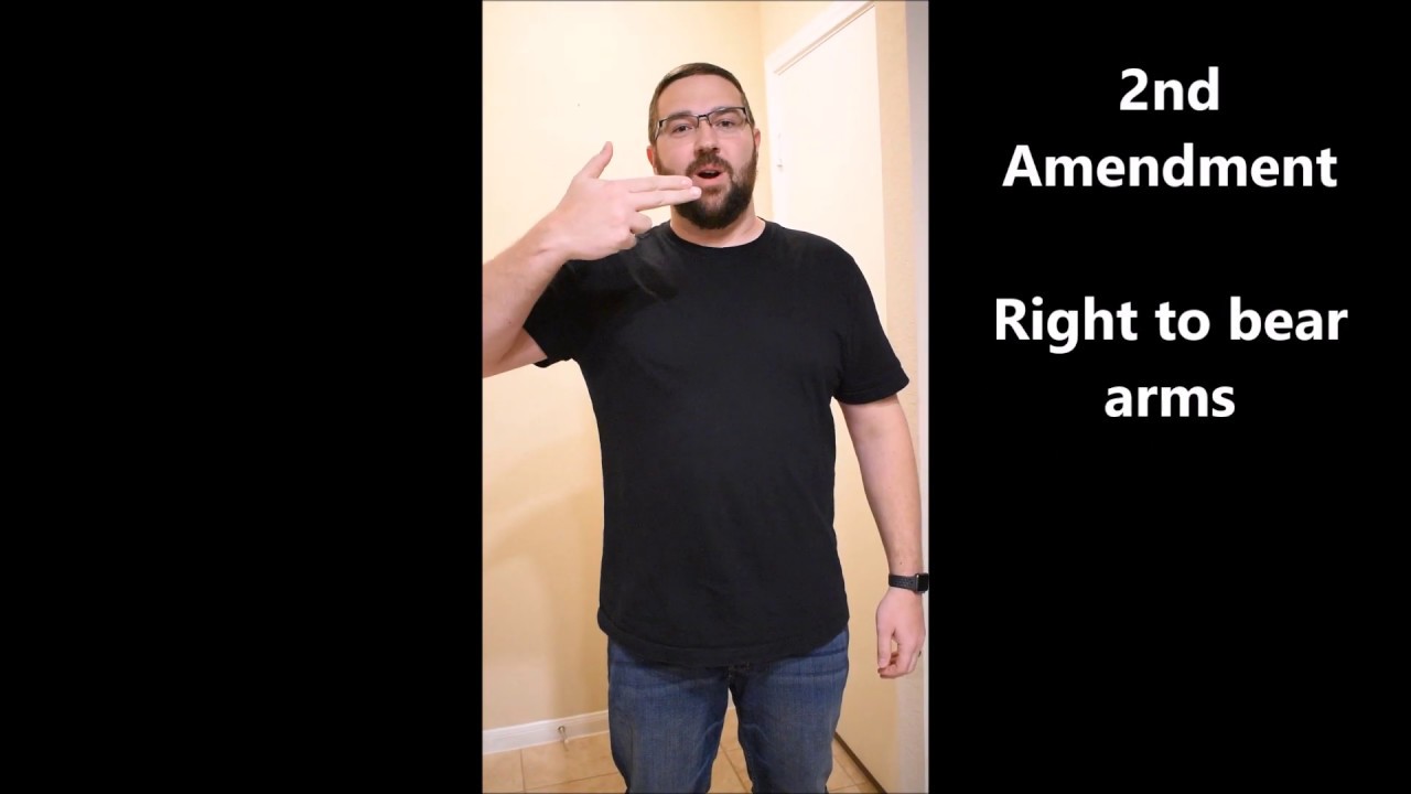 Bill of Rights Hand Symbols Video - YouTube