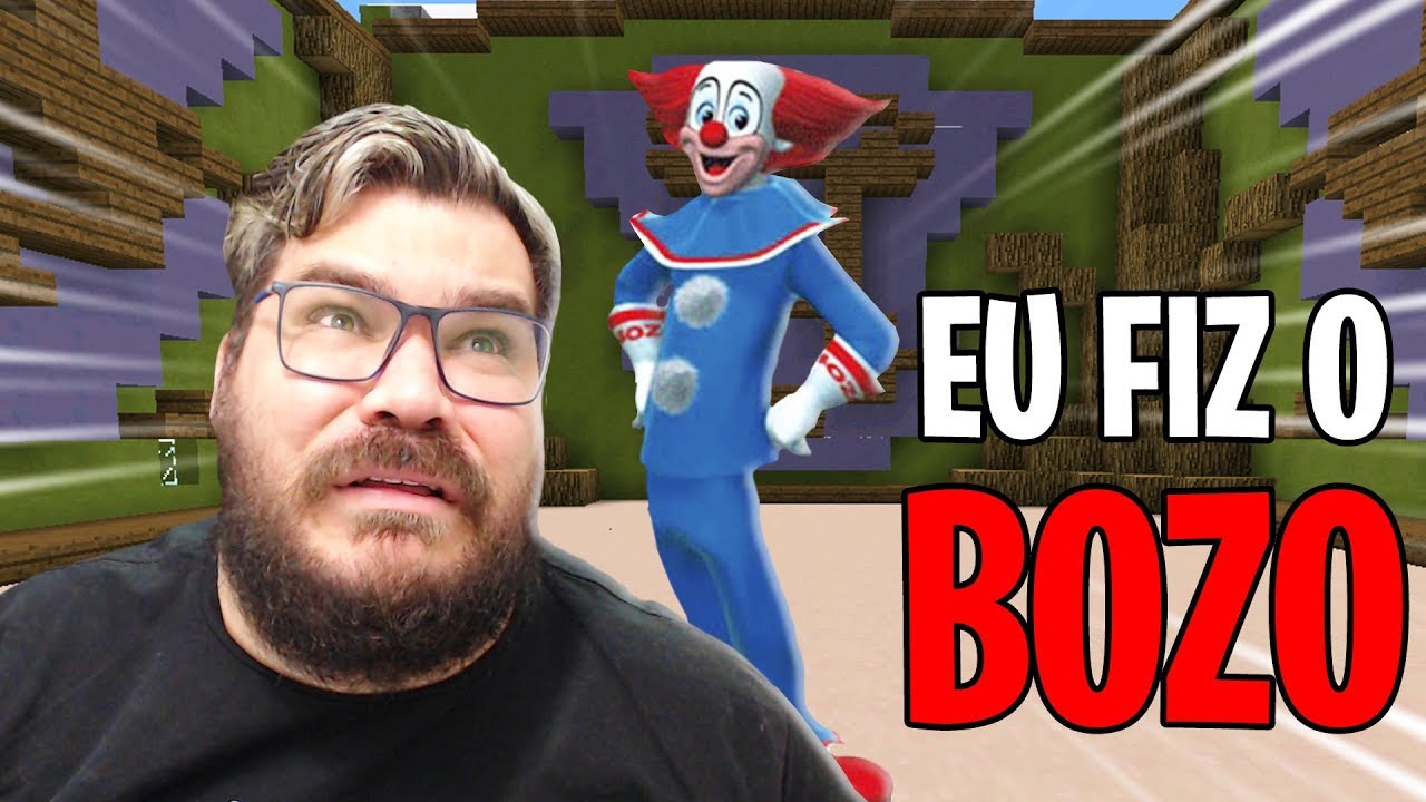 Minecraft Build Battle: FIZ O PALHAÇO BOZO - YouTube