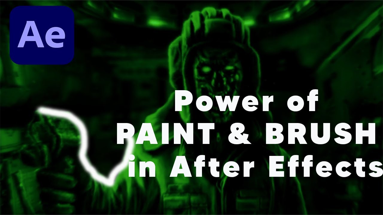 After Effects stunning outline effect using BRUSH & PAINT | Step-By ...