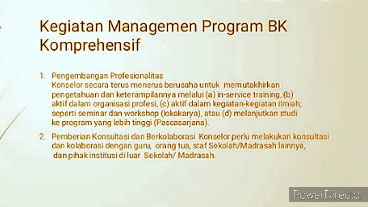 merancang program BK komprehensif - YouTube