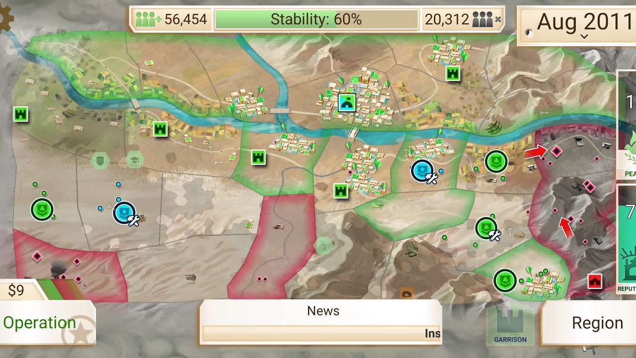 Rebel Inc. Campaign level 1 | Rebel Inc. (duhh what did u think it was ...