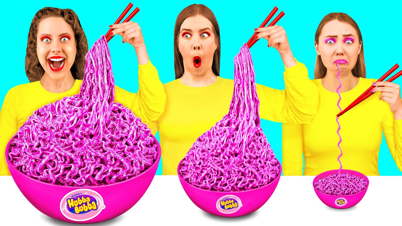 Big, Medium and Small Plate Challenge | Amazing Cooking Hacks by MeMeMe ...