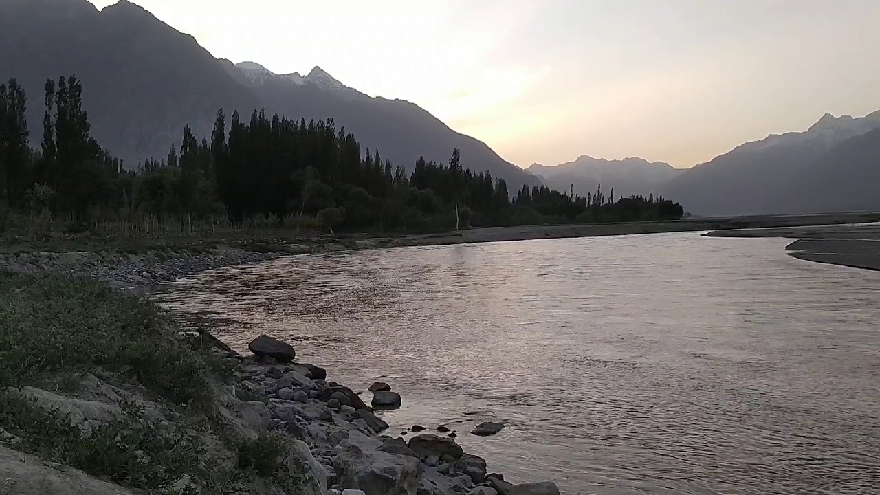The indus river Shigar view..a valley of Almighty K2 - YouTube