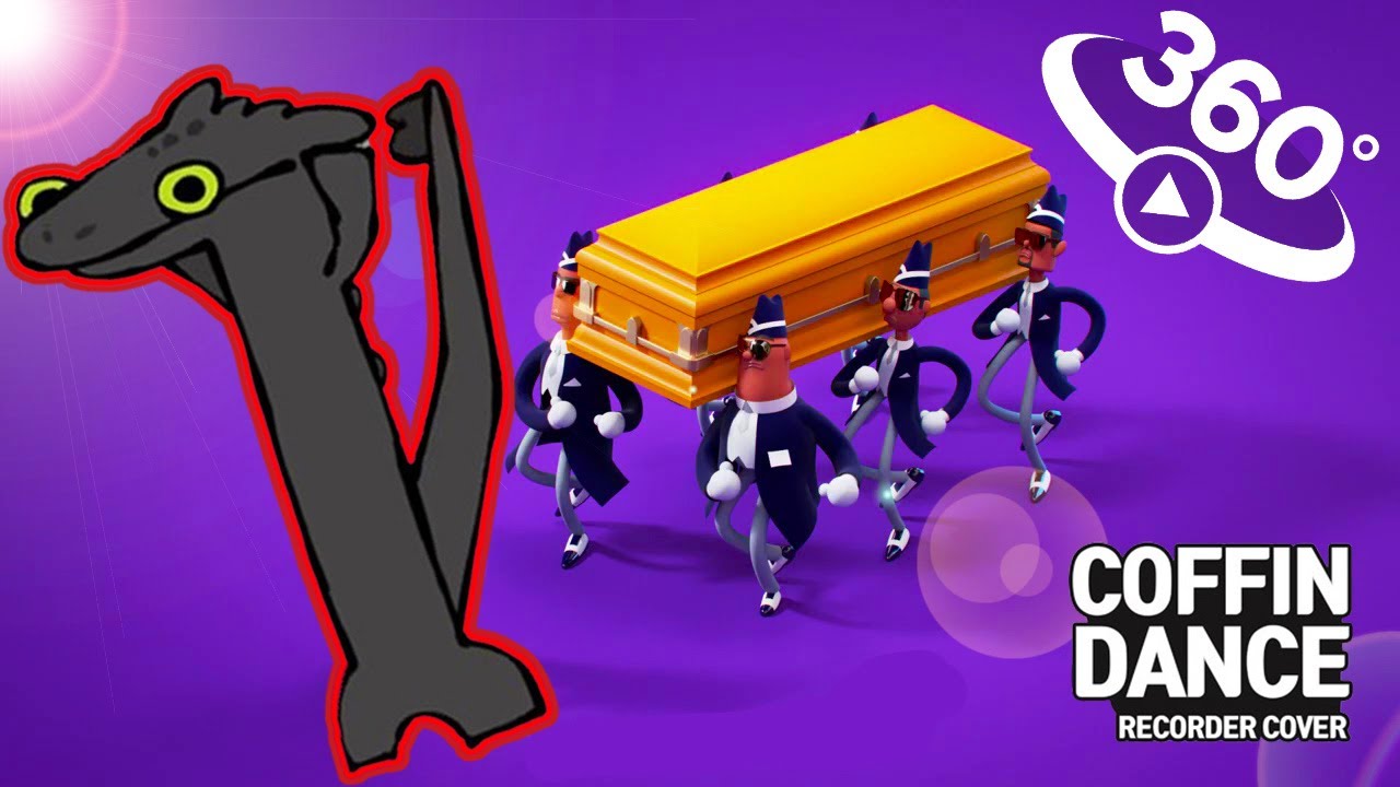 Toothless COVER coffin dance meme 360/VR - YouTube