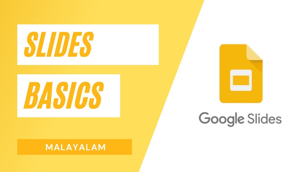 Google Slides basics malayalam - YouTube