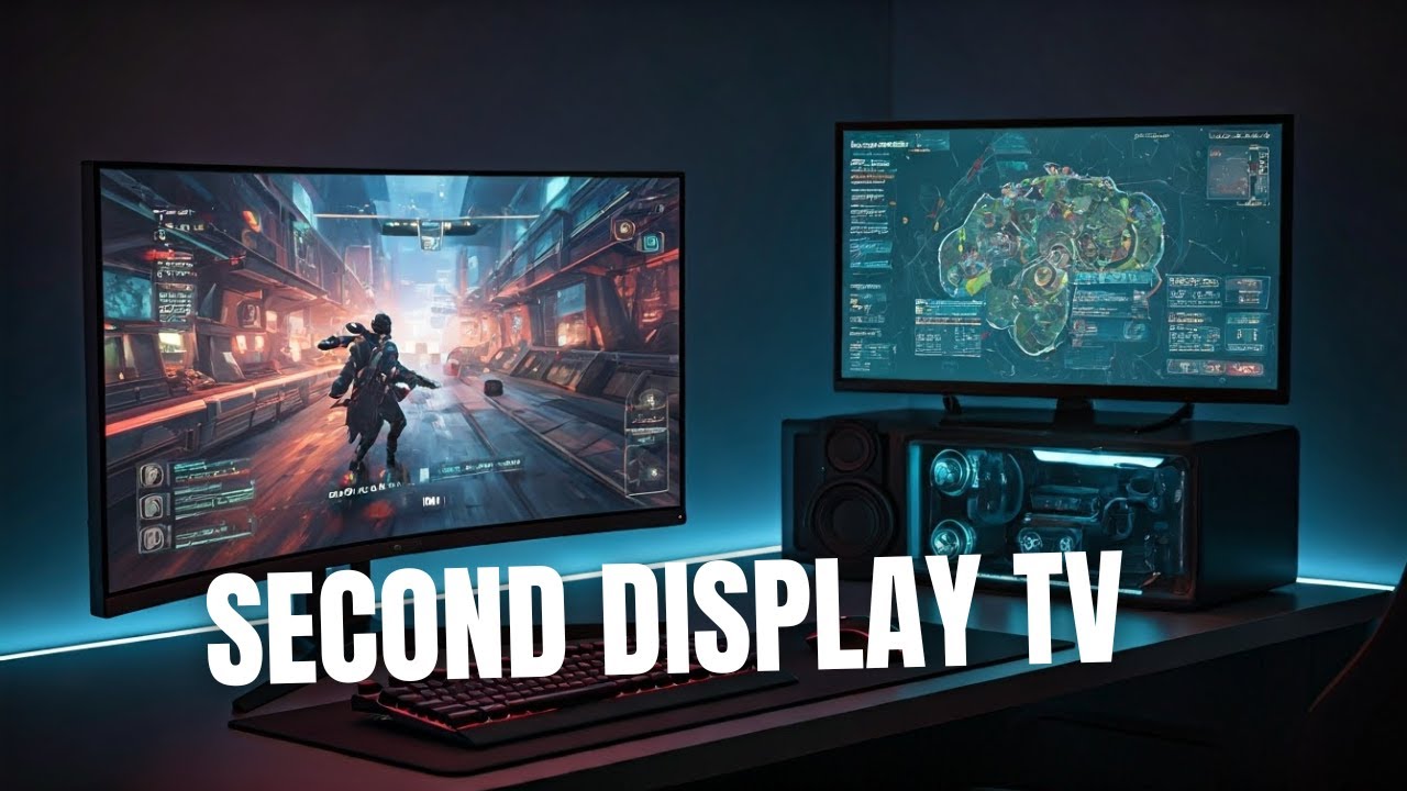 Using TV as a Second Display for Gaming, Productivity & Multi-Tasking - YouTube