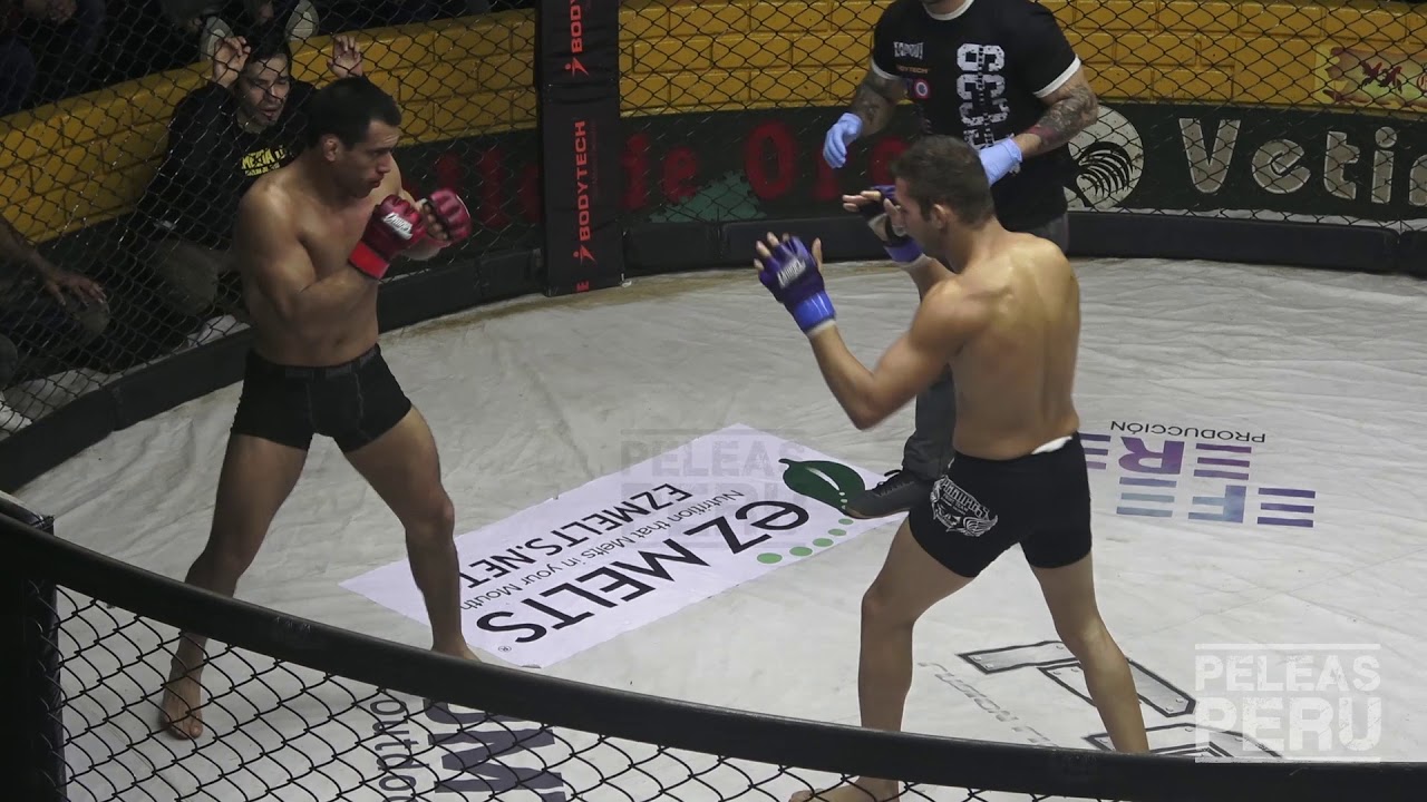 Carlos Reategui vs Luis Felipe Palmeira. FFC 39 MMA Perú vs Brasil 70kg ...