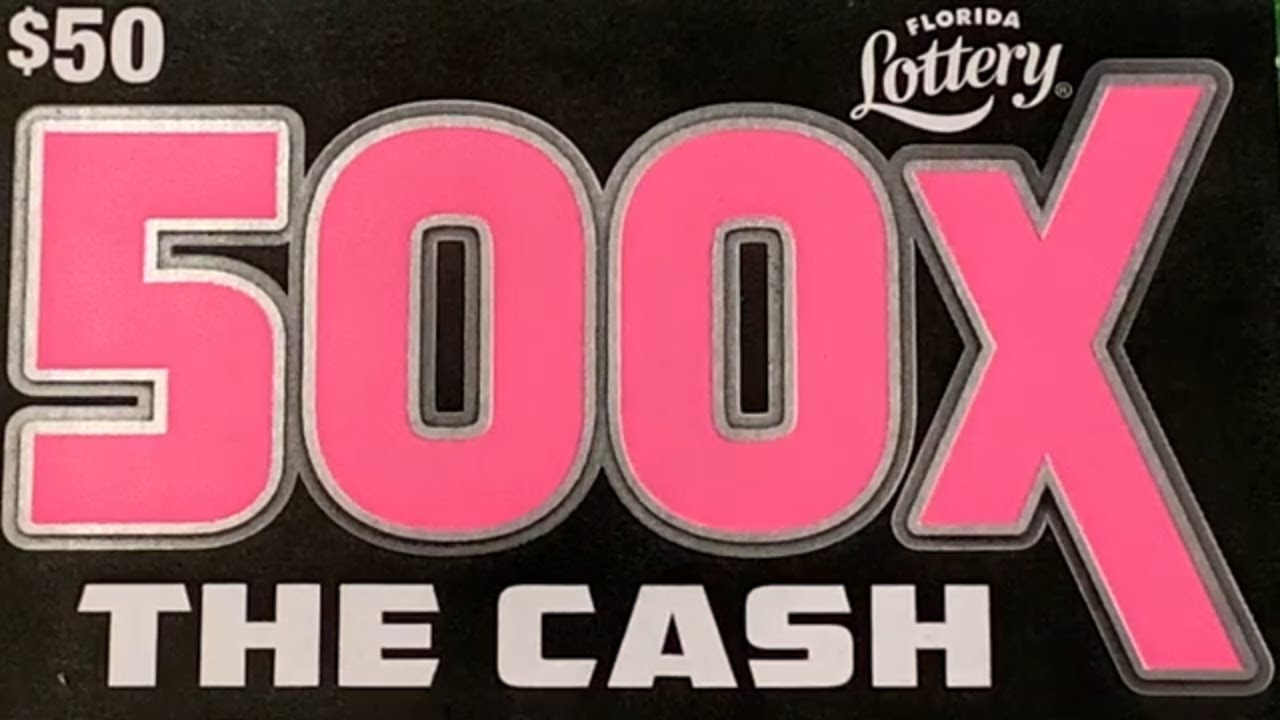 500X THE CASH SCRATCH OFF WINNER FROM THE FLORIDA LOTTERY - YouTube