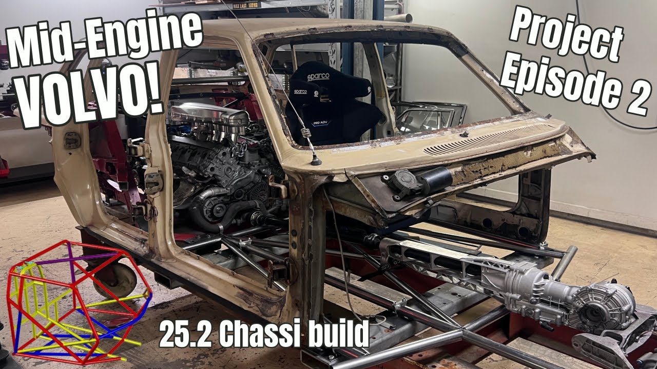 Volvo with Mid-Engine V10 TT. Chassi build! Project Ep 2 - YouTube