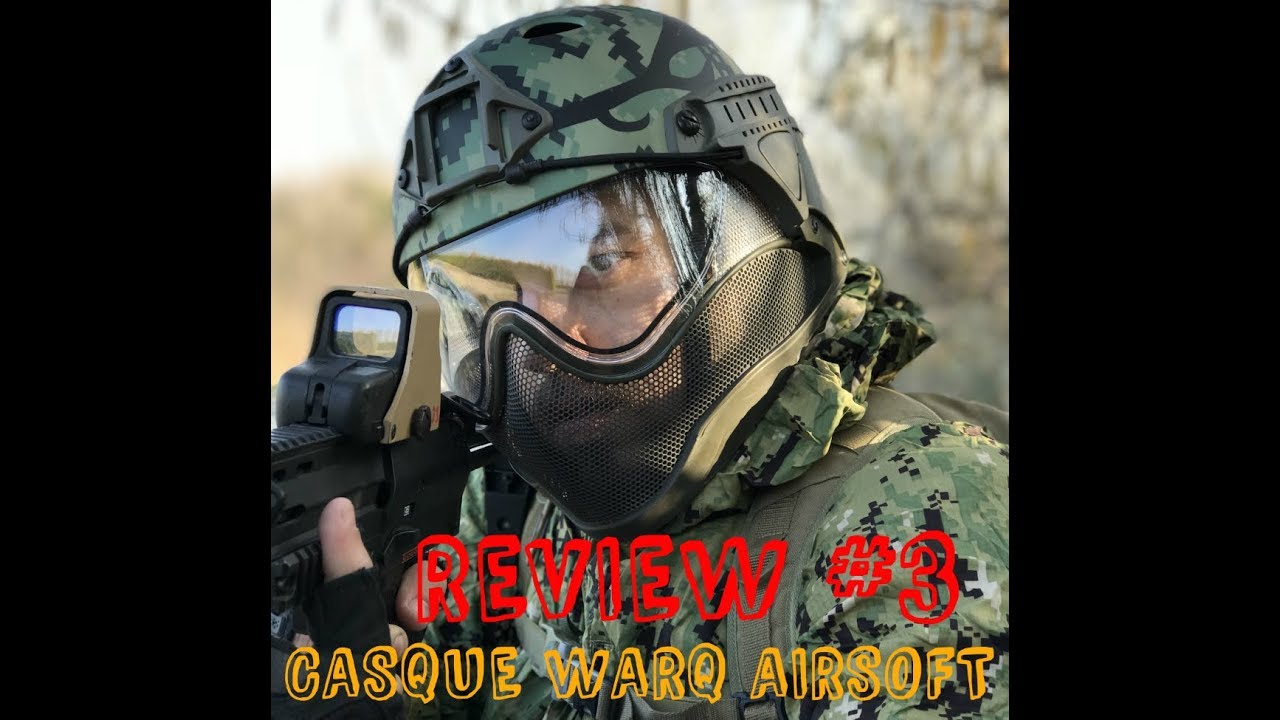REVIEW #3 Le casque WARQ Airsoft - YouTube