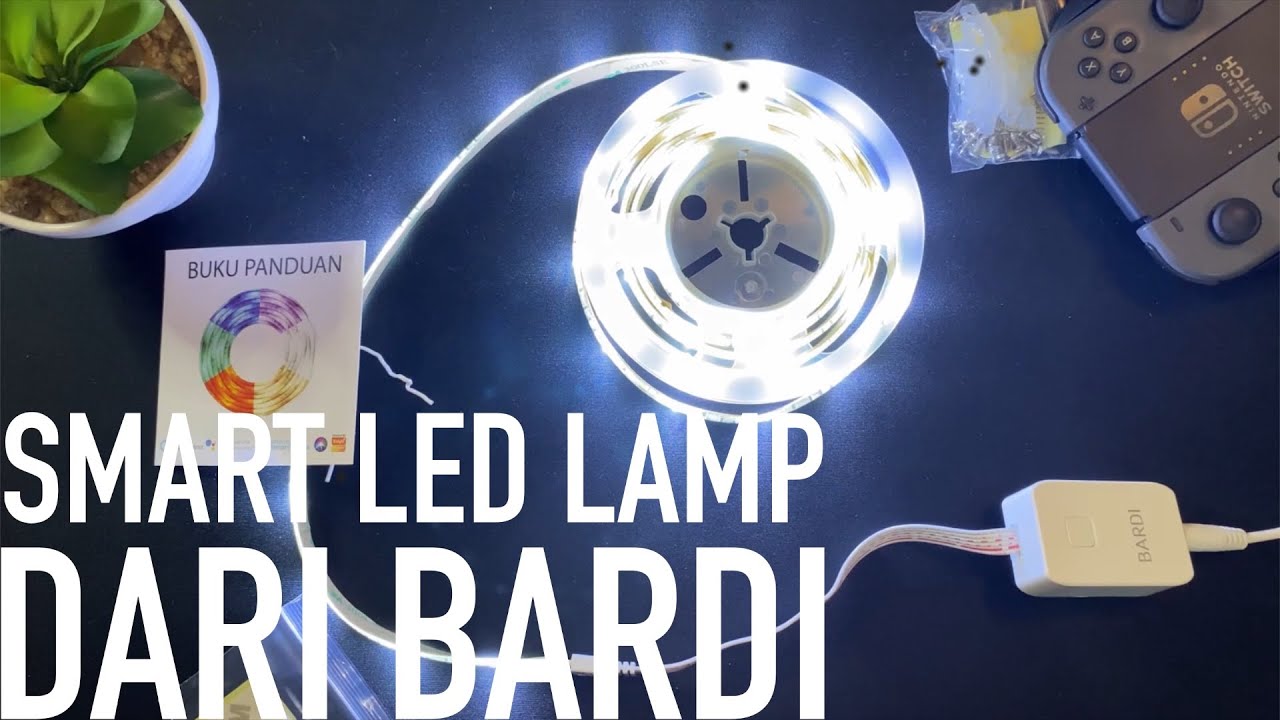 Lampu Pintar dari Bardi LED Strip RGBWW - YouTube