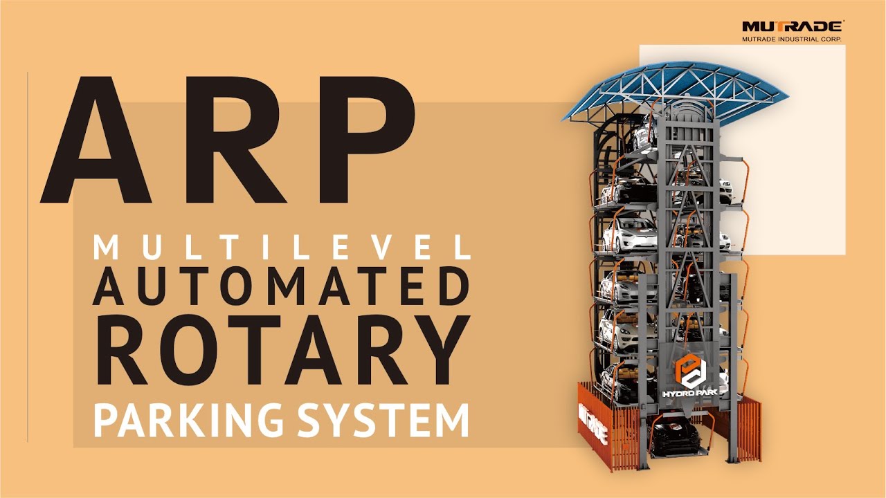 Automated Space-Saving Rotary Car Parking System Mutrade - YouTube