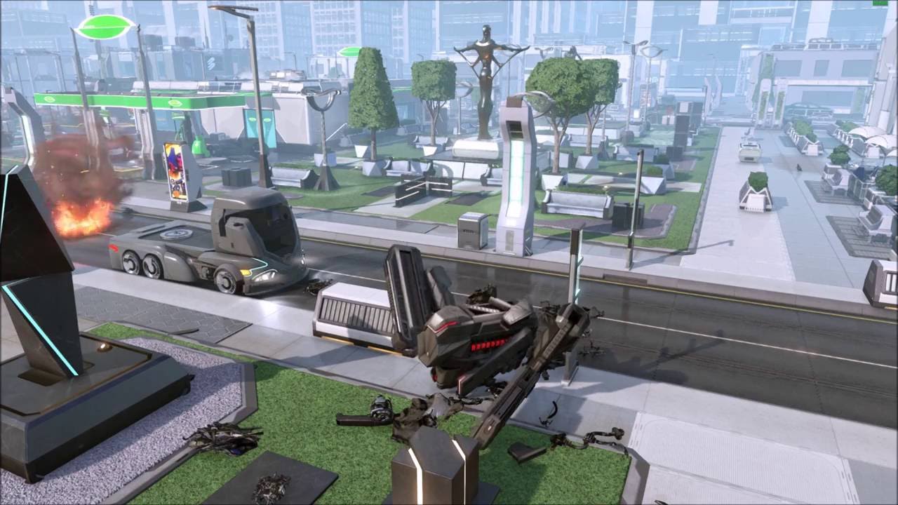 Xcom 2 Sectopod ~ Edited Ragdoll Physics Development Progress - YouTube