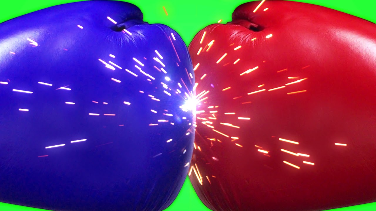 [4K] Boxing Gloves Transition Green Screen - YouTube