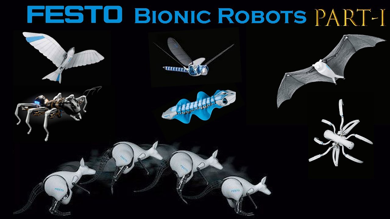 Festo - Bionic Robots || 7 Amazing Bionic Robots || Episode 1 | 4K | YouTube 4K | Robotic ...