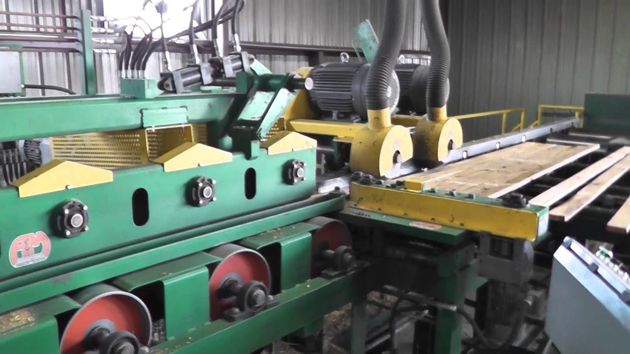 A&M Planer 2-Pineapple Rolls Feed Table and Bridge with ACS Controls ...