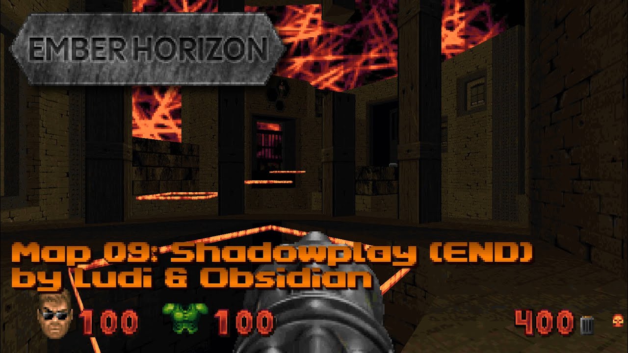 Doom 2: Ember Horizon, map 09: Shadowplay (END) - YouTube