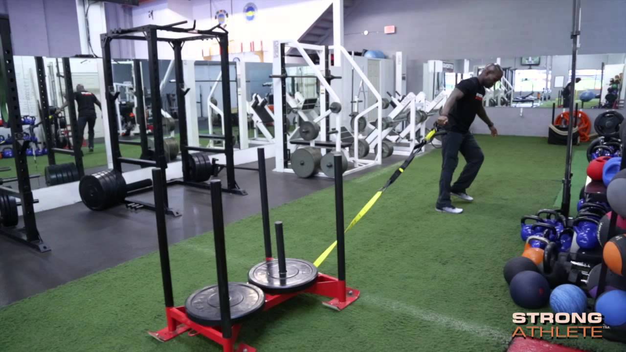 Lateral Sled Pull - YouTube