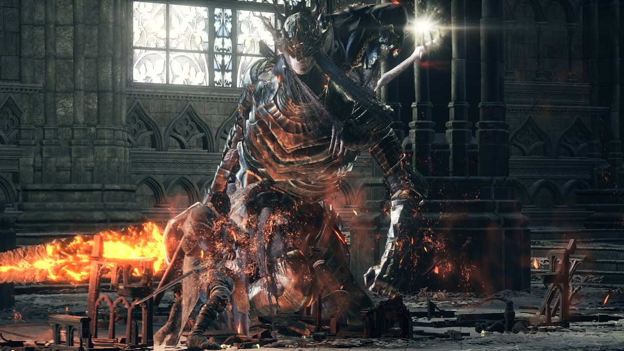DARK SOULS™ 3 Lothric, Younger Prince & Lorian, Elder Prince boss fight ...