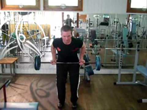 TRAPEZES : Rowing barre à la Yates en supination - YouTube