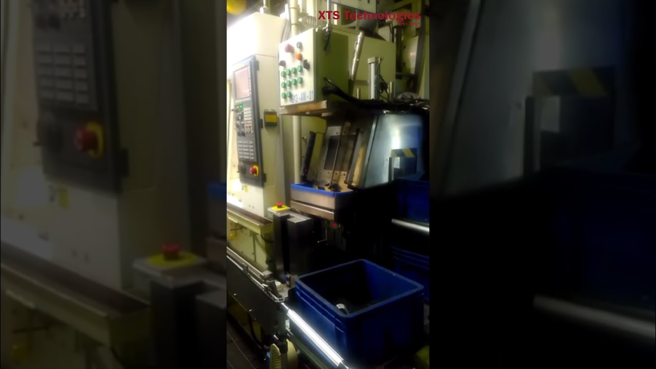 Automotive part washing after cnc machining by operator loading with ...