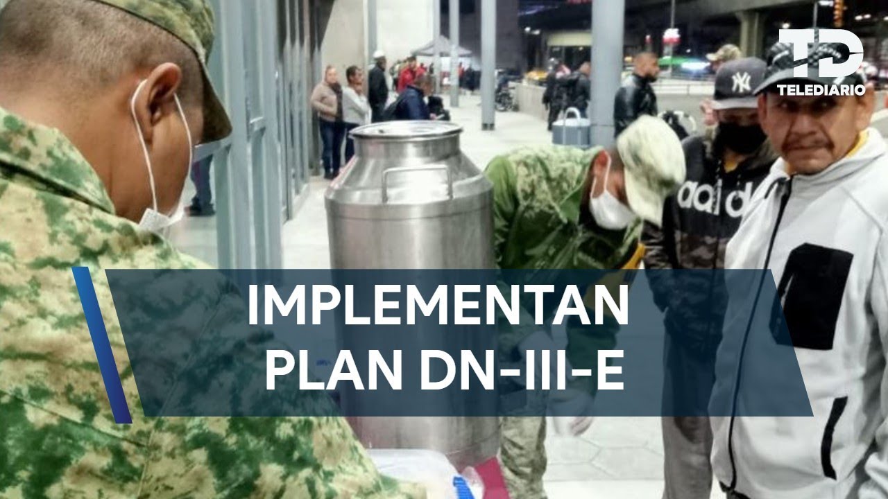 Sedena implementa Plan DN III E por bajas temperaturas en el Centro de Monterrey - YouTube