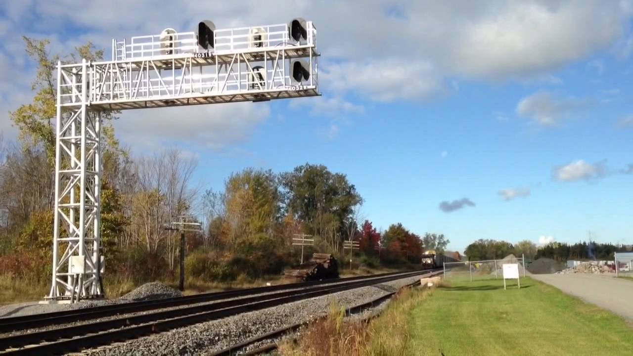 BNSF on 309, NS 1102 leads 206 with a monster K5LLA! - YouTube