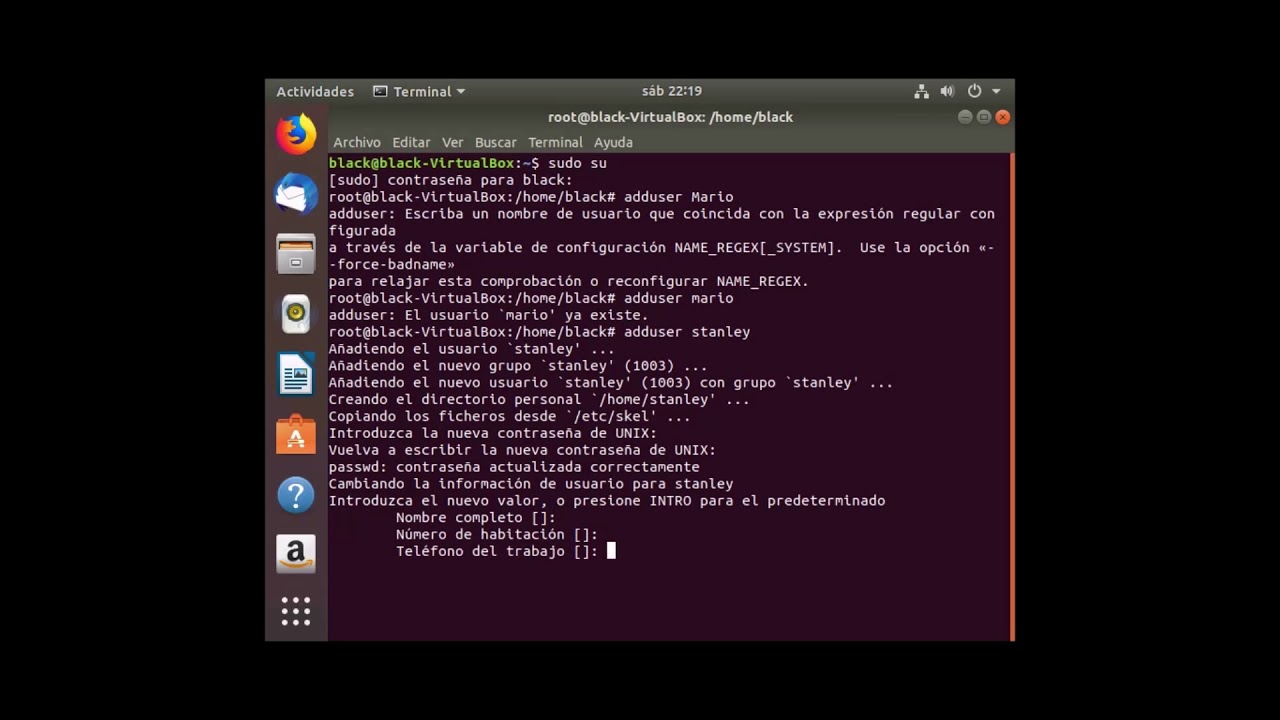 Crear usuarios en Ubuntu 18.04 - YouTube