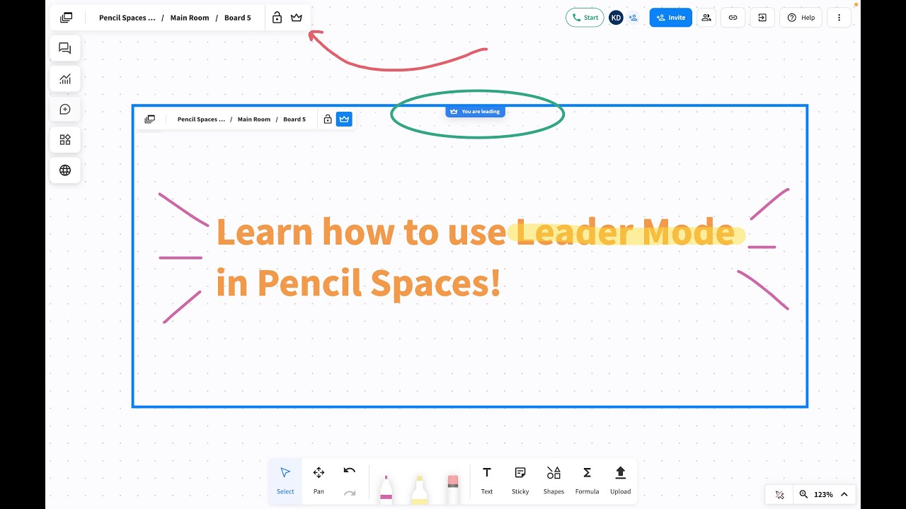 How to use Leader Mode in Pencil Spaces | Pencil Spaces Tutorials - YouTube