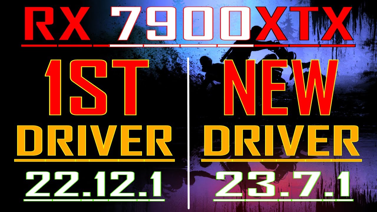 RX 7900XTX @ 24GB || 1ST DRIVER (Adrenalin - 22.12.1) vs NEW DRIVER ...