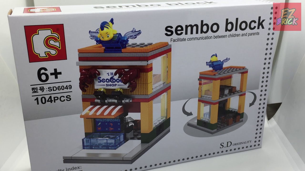 The seafood shop - LEGO stop motion Speed Build 2021 Review unofficial ...