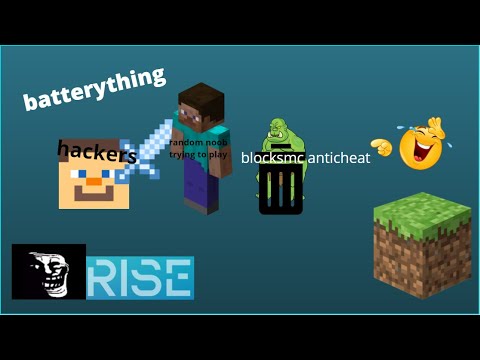 Minecraft Hacking with Rise Client - BlocksMC - YouTube