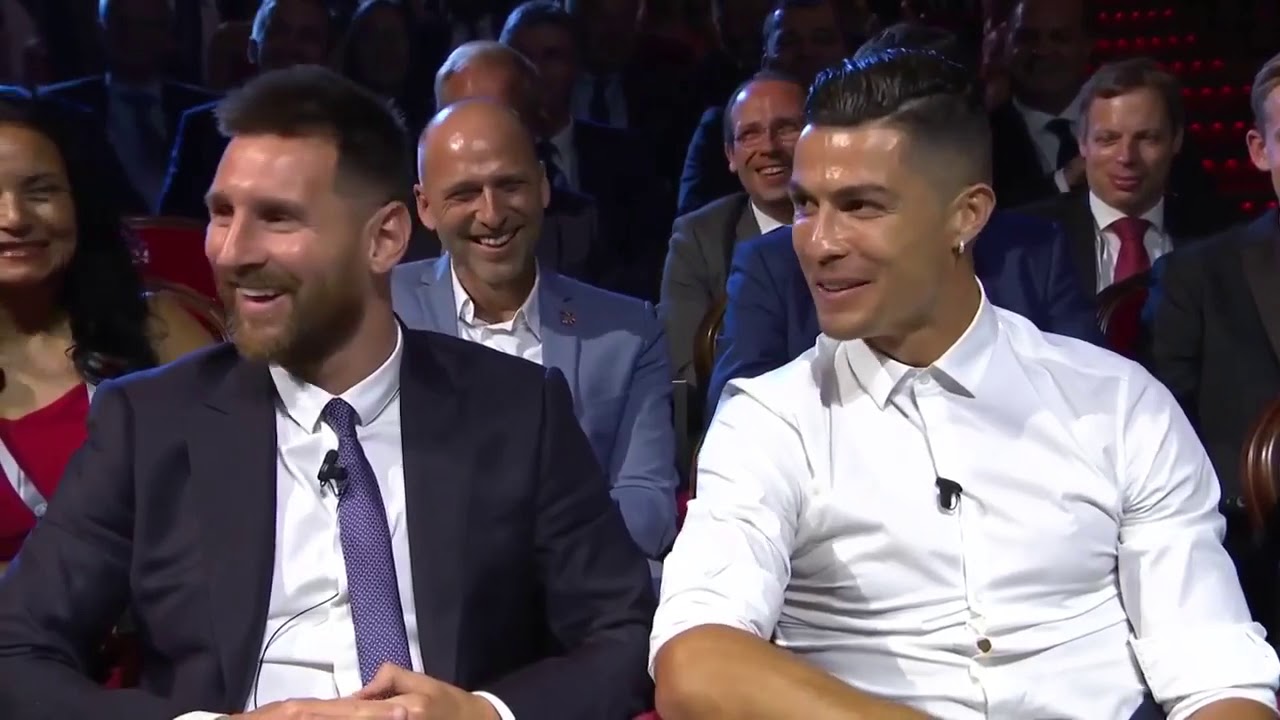 LIONEL MESSI & CHRISTIANO RONALDO - Rivals are Present at UEFA best ...