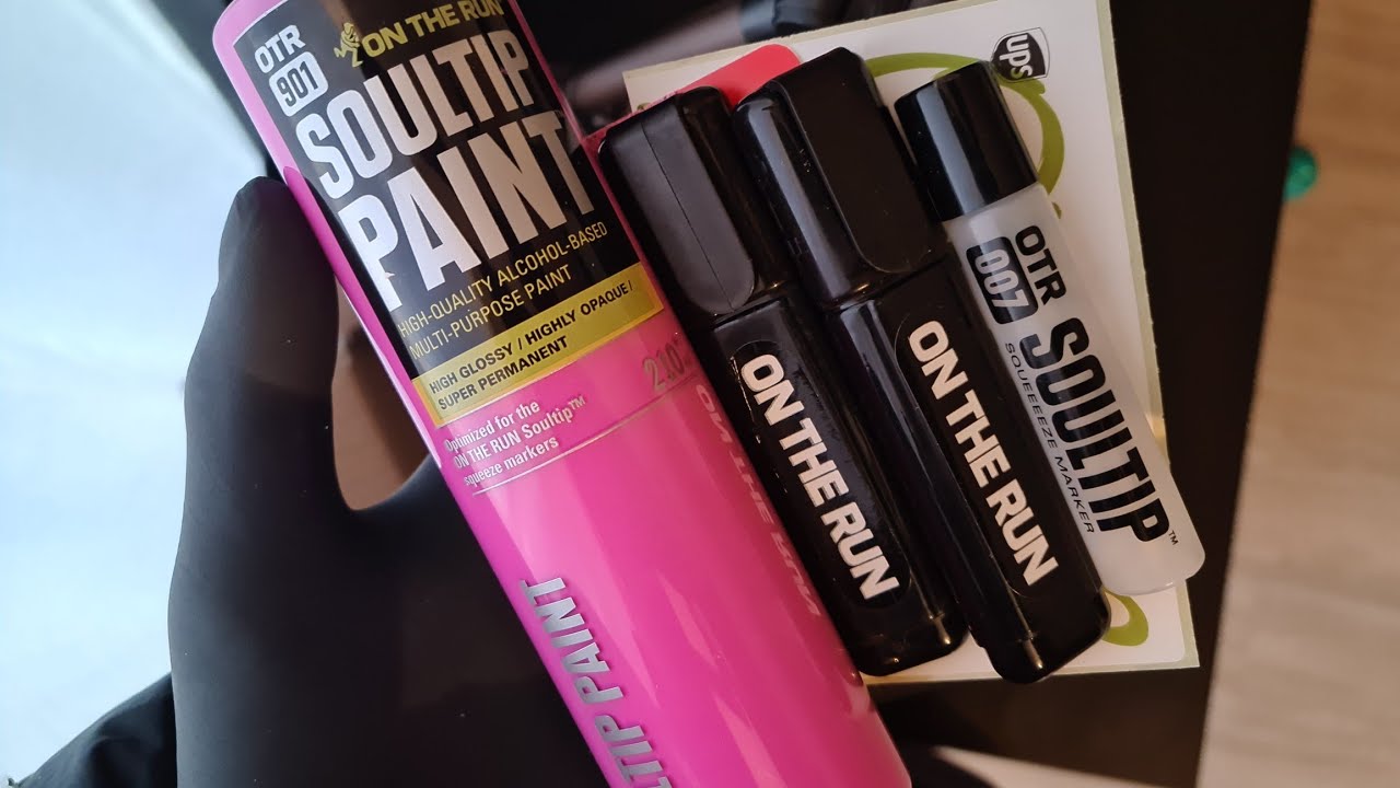 Graffiti Review: Unboxing + Tagging - OTR.901 SoulTip Paint Hot Pink ...