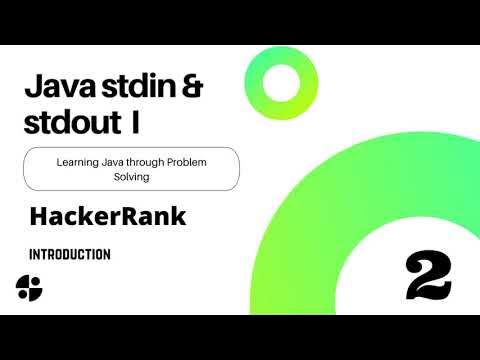 Java Stdin and Stdout I | Introduction | Code Description | Bangla - YouTube