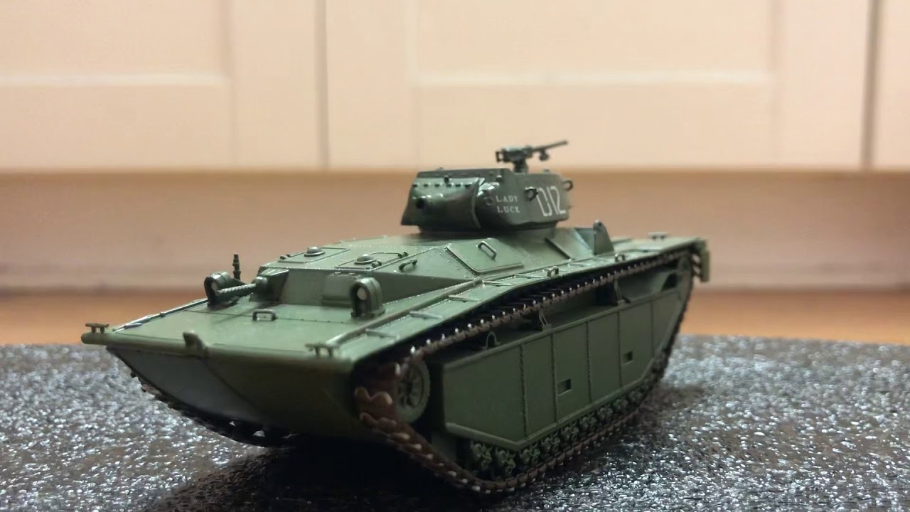 Dragon Armor 1:72 LVT-A4, Amphibious Tank - YouTube