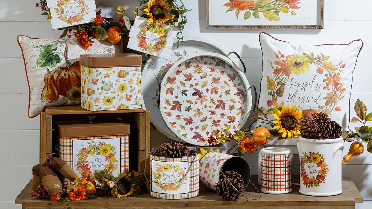 Audrey's Harvest Home Collection - YouTube