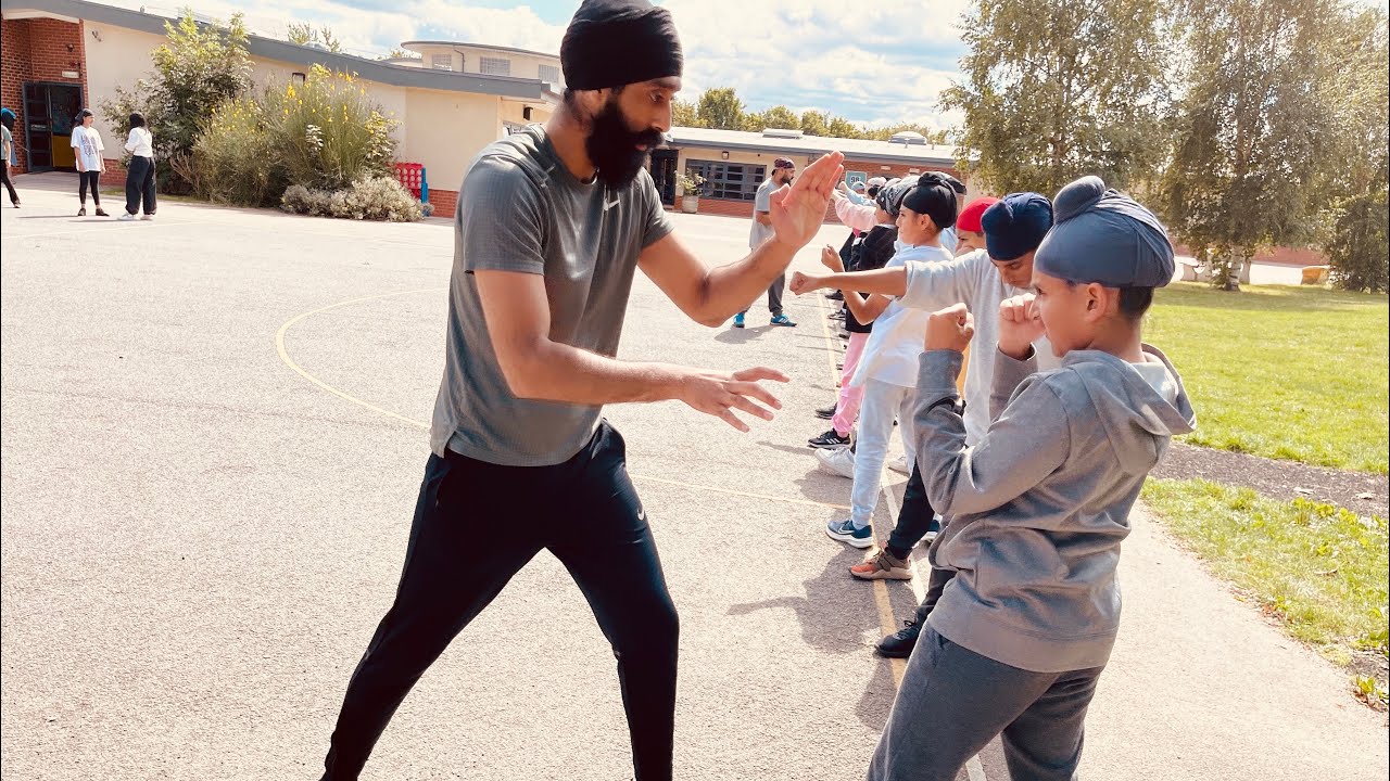 Khalsa Camp Slough 2023 Boxing Training - YouTube