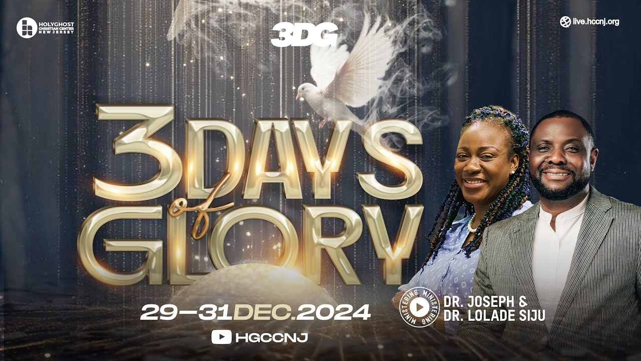 Day 1 - 3 Days of Glory | Becoming a Spiritual Giant in 2025 | Pastor Lola Siju - YouTube