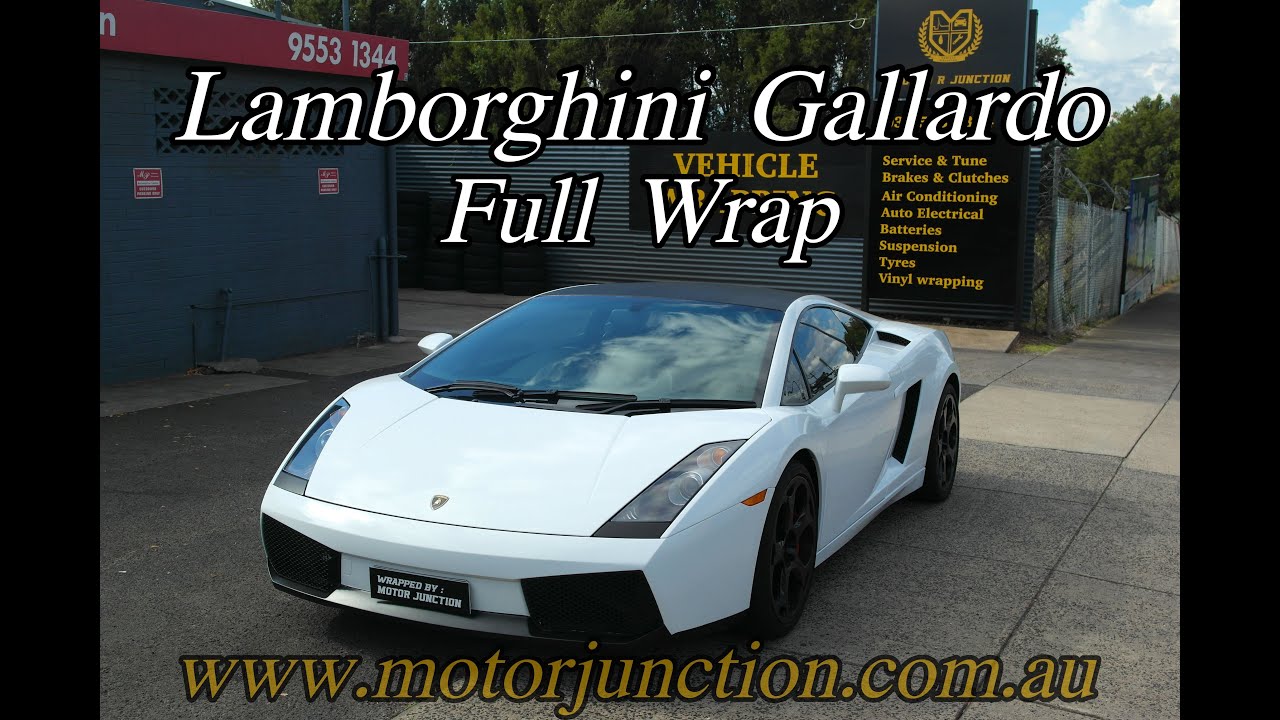 2006 Lamborghini Gallardo Full Wrap - YouTube