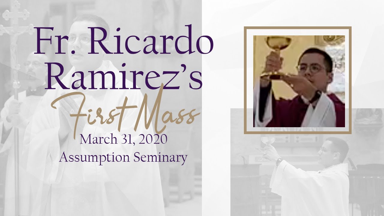 Mass of Thanksgiving - Fr Ricardo Ramirez - YouTube