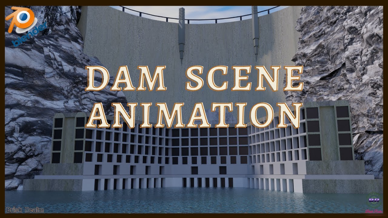 Dam Environment Scene Animation | Blender - YouTube