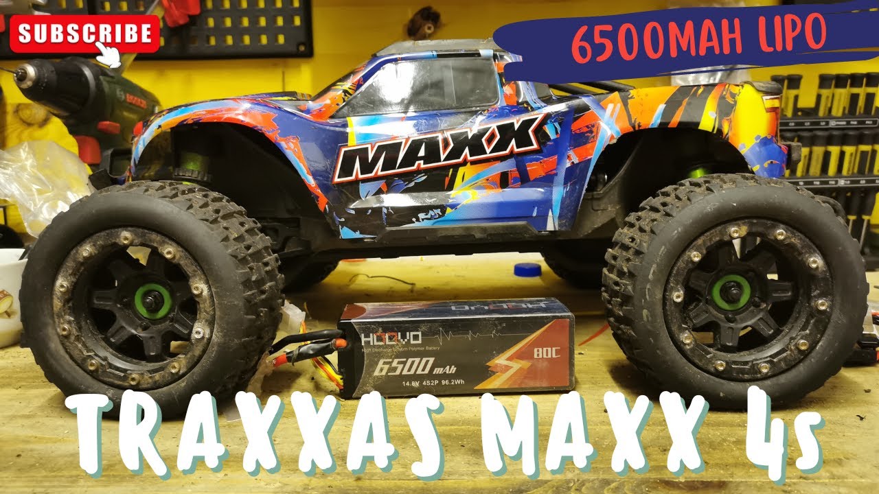 🕓 Für längere Fahrten: Mehr Fahrzeit mit Traxxas Maxx 4s! 🚀 - YouTube